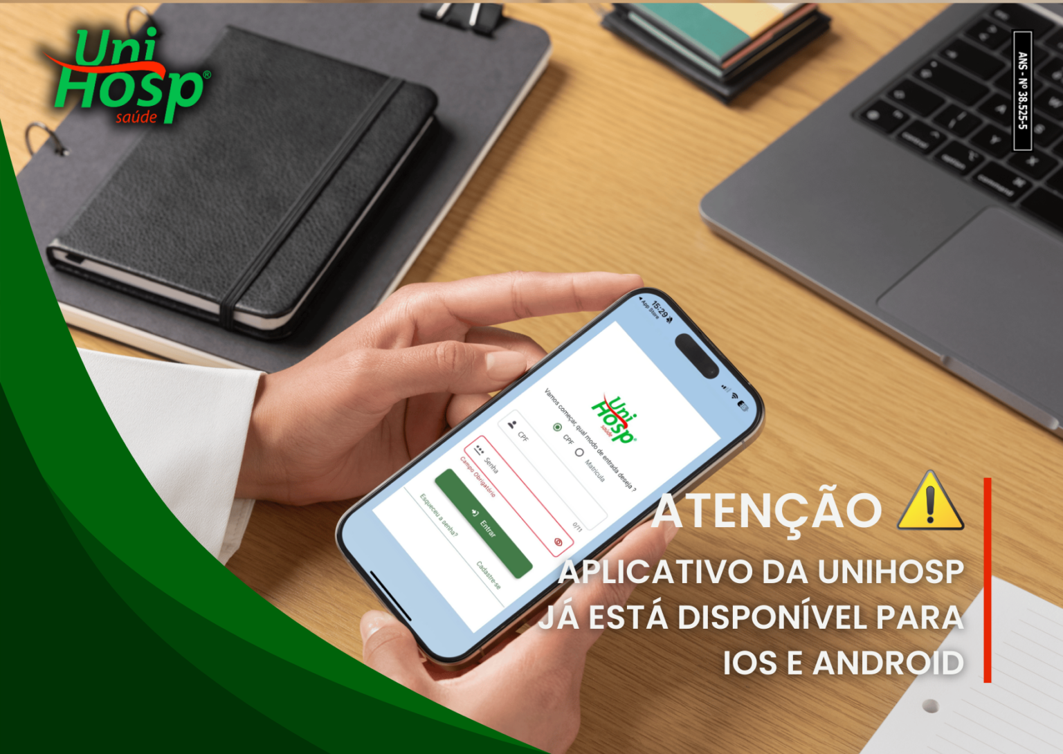 Aplicativo da UniHosp - Unihosp Saúde